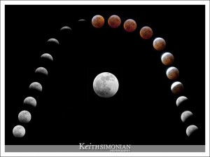 Total Lunar Eclipse – Winter Solstice – December 20-21, 2010 – Keith Simonian Photography