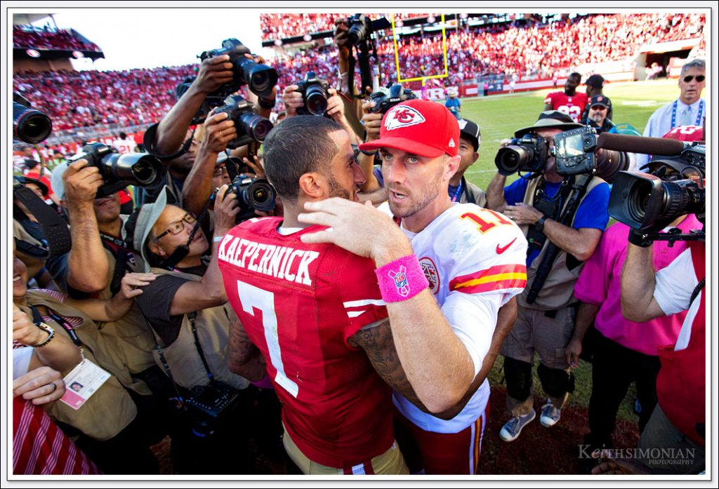 Alex Smith – Colin Kaepernick meet after Chiefs vs 49ers – Keith ...
