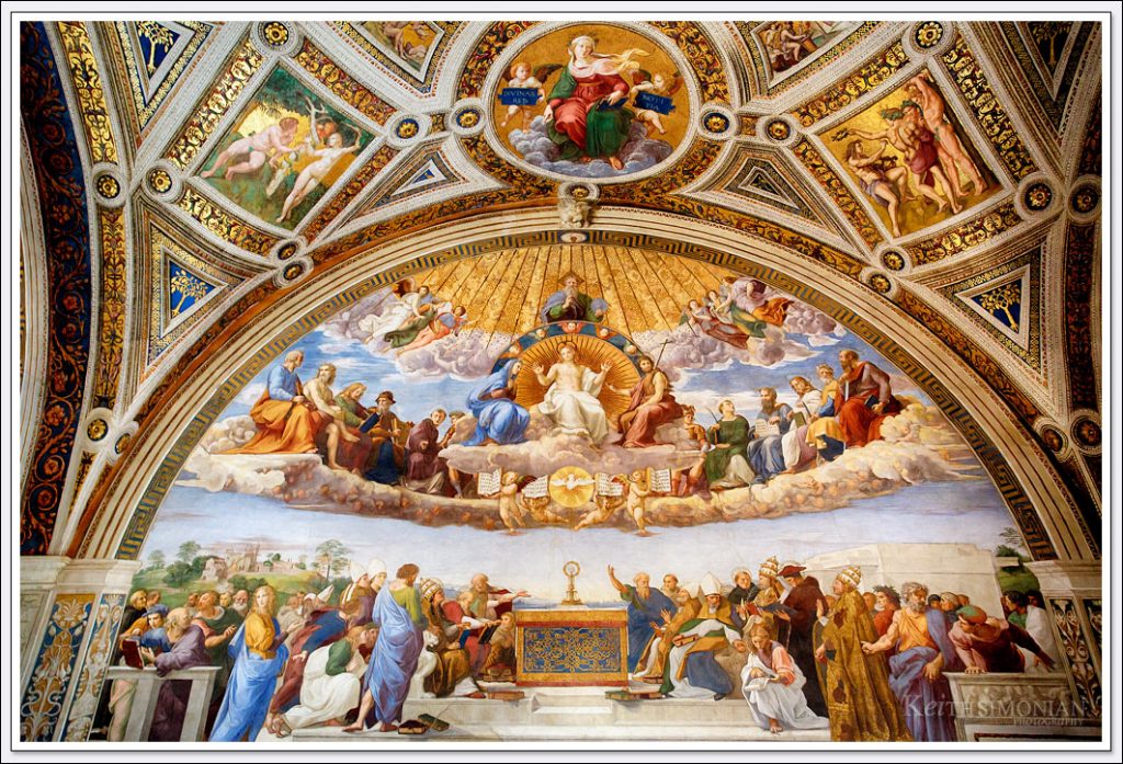 Disputation of the Holy Sacrament – Raphael Rooms – Vatican – Keith ...
